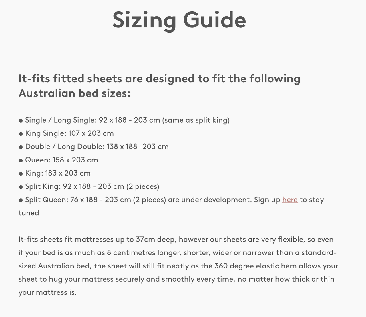 Fitted Sheet | Fitted Sheet Sizes And Dimensions Guide - It-Fits – It ...